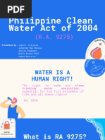 RA 9275 Clean Water Act With Examples | PDF