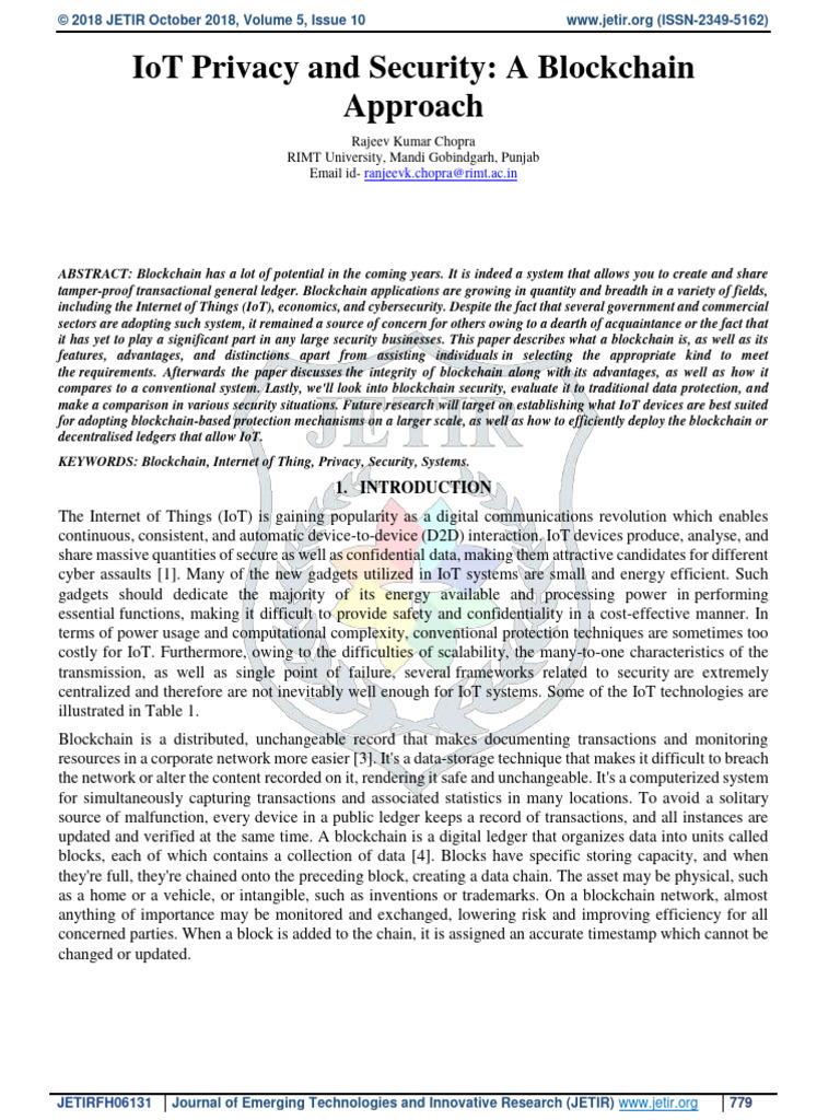 Iot Privacy and Security | PDF | Internet Of Things | Computer Security