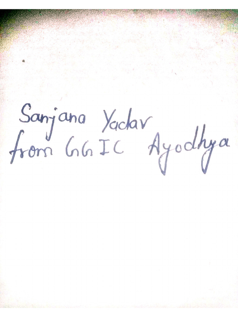 Ggic Sanjana | PDF