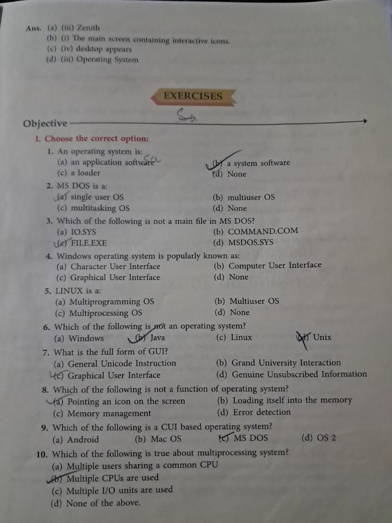 Objective: Exercises | PDF | Operating System | Graphical User Interfaces