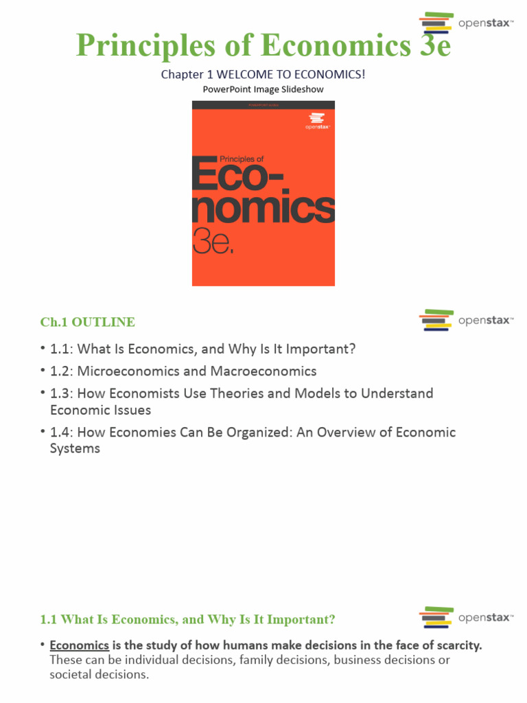 Economics3e Ch01 | PDF | Economics | Labour Economics