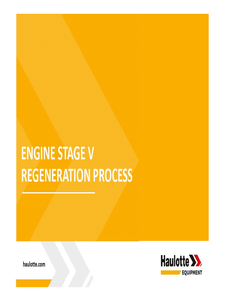 Stage V Diesel Engine Regeneration Guide | PDF | Engines | Atmosphere ...