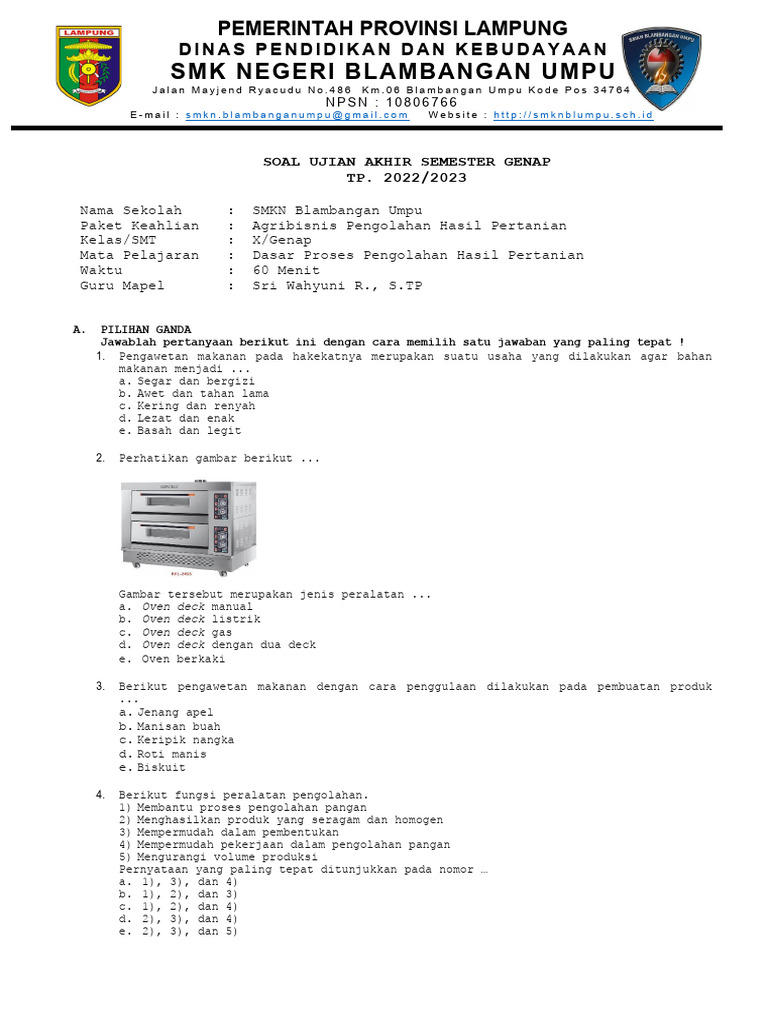 SOAL UAS - 2 - 2023 - DasPro | PDF