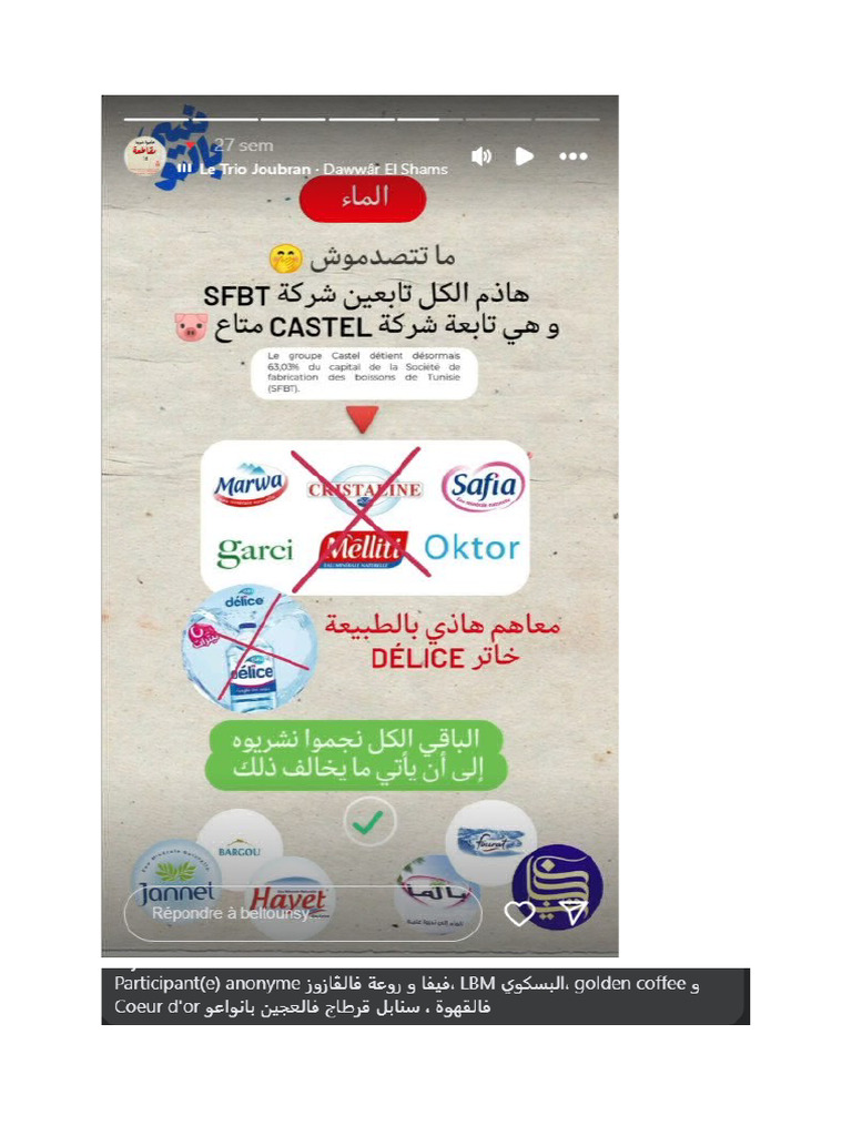 Liste de Boycott | PDF