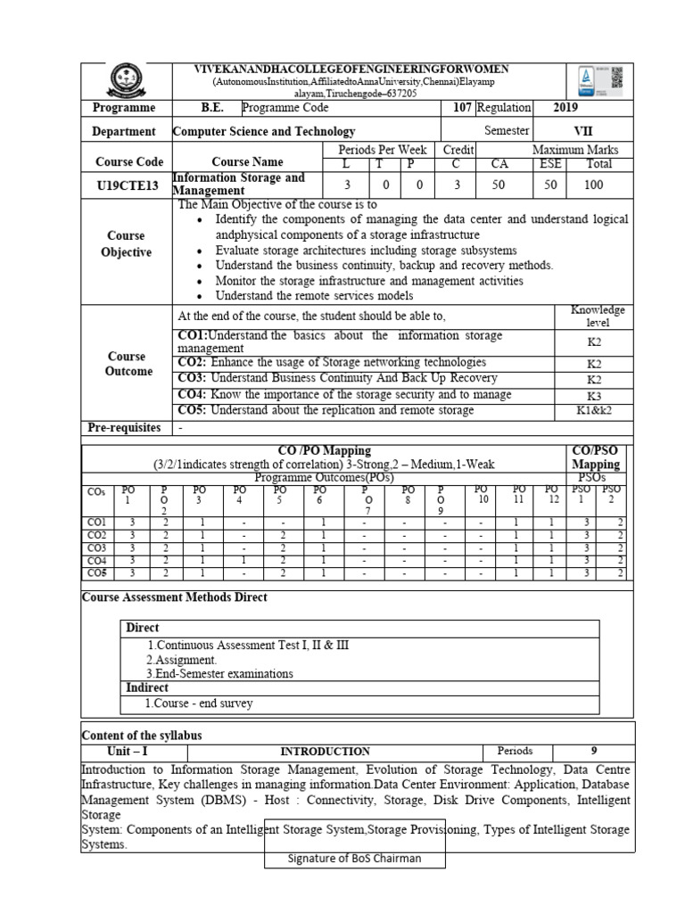 Information Storage Management | PDF | Backup | Computer Data Storage