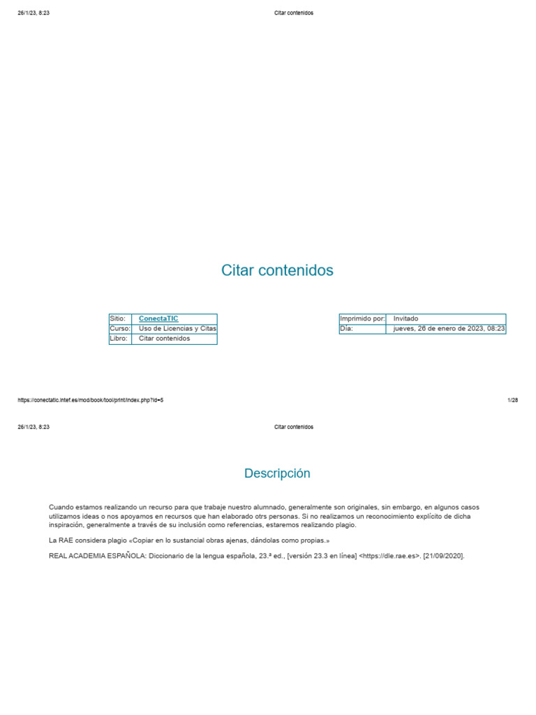 Como Citar Contenidos en Internet | PDF | Licencia Creative Commons | Blog