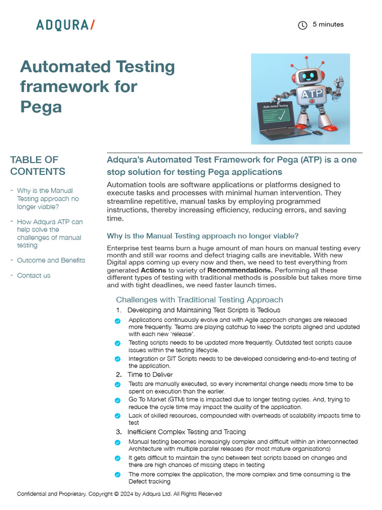 Adqura Automated Testing For Pega | PDF | Software Testing ...