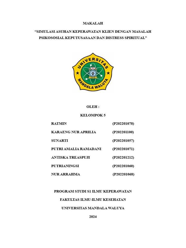 Makalah Jiwa Bu Mery | PDF | Sains & Matematika
