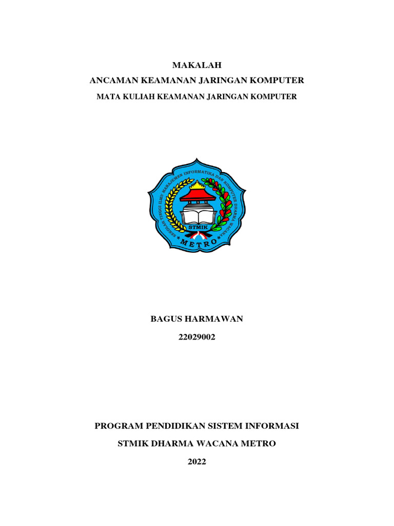 Ancaman Keamanan Jarkom | PDF