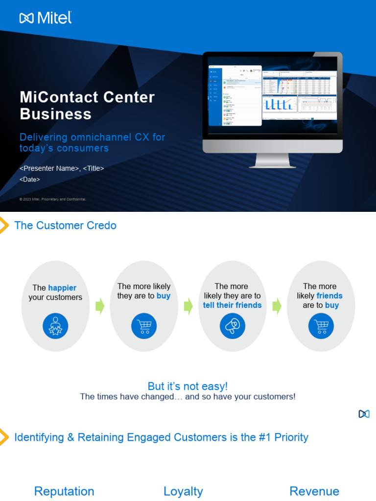 MiCC - Business Overview Customer Presentation - EN 2023 | PDF | World Wide Web | Internet & Web