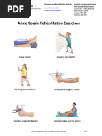 Peroneal Tendonitis Rehab Exercises | PDF | Foot | Lower Limb Anatomy