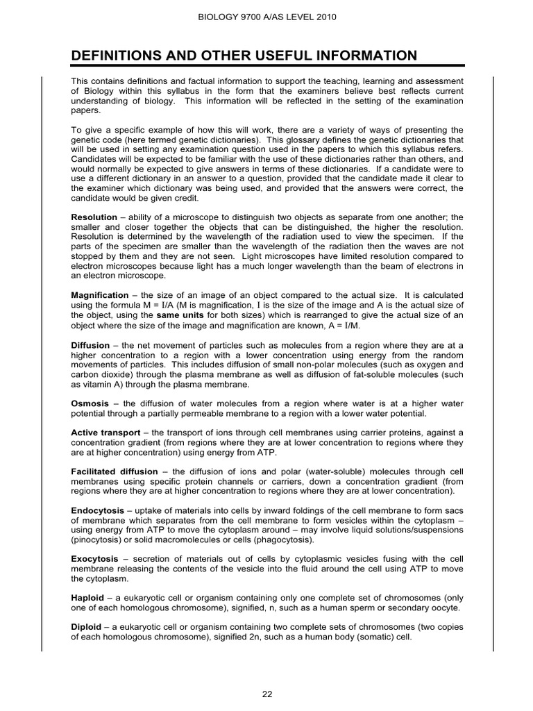 Definitions and Other Useful Information | PDF | Zygosity | Dominance ...