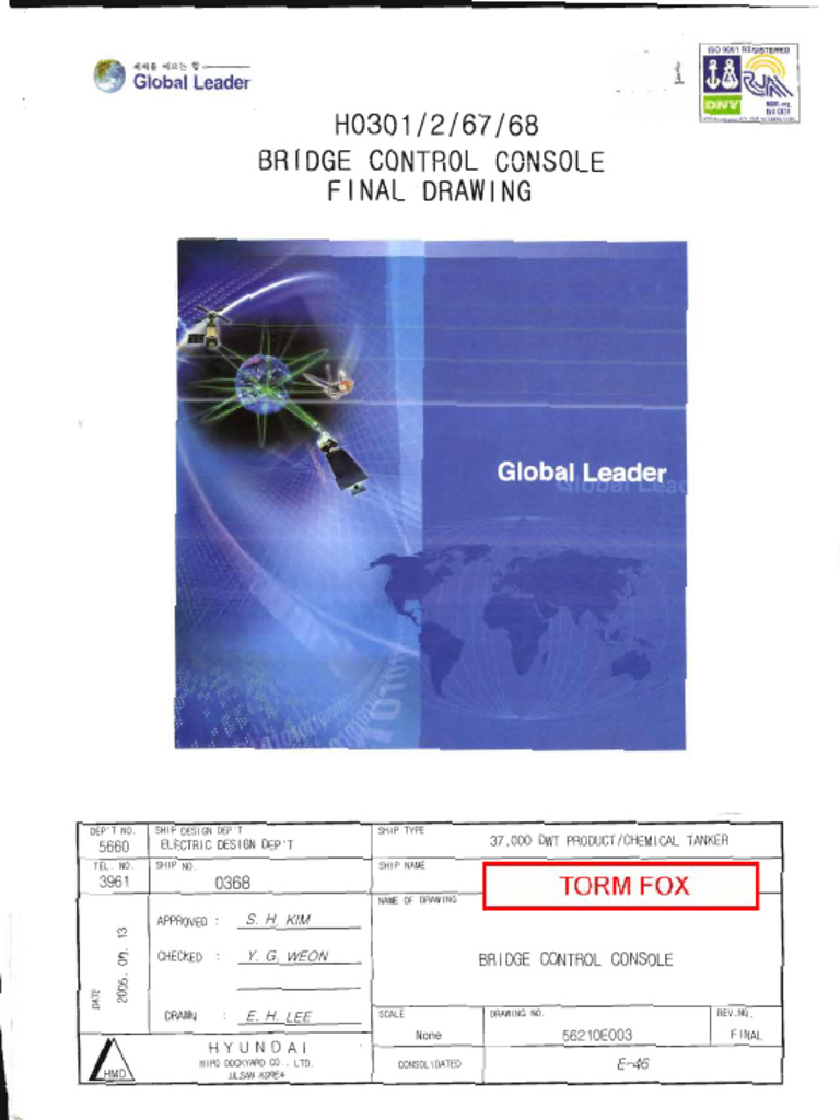E-46 Bridge Control Console | PDF