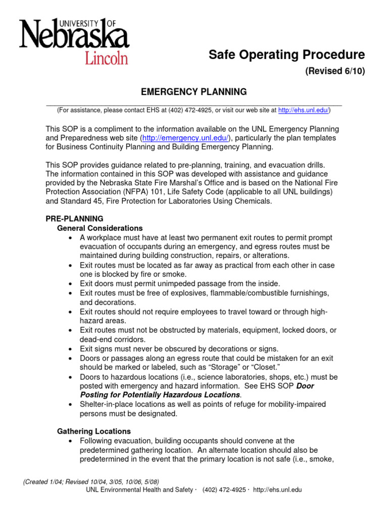 S-Emergency Planning | PDF | Emergency Management | Emergency Evacuation