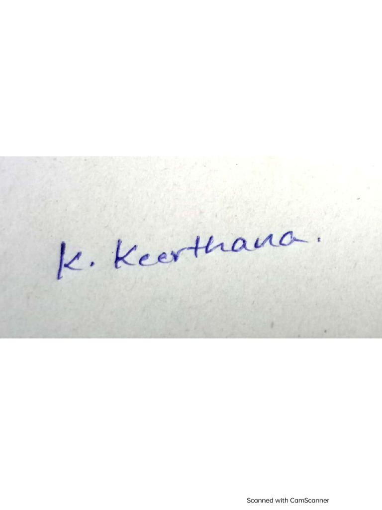 Keerthi.signature | PDF