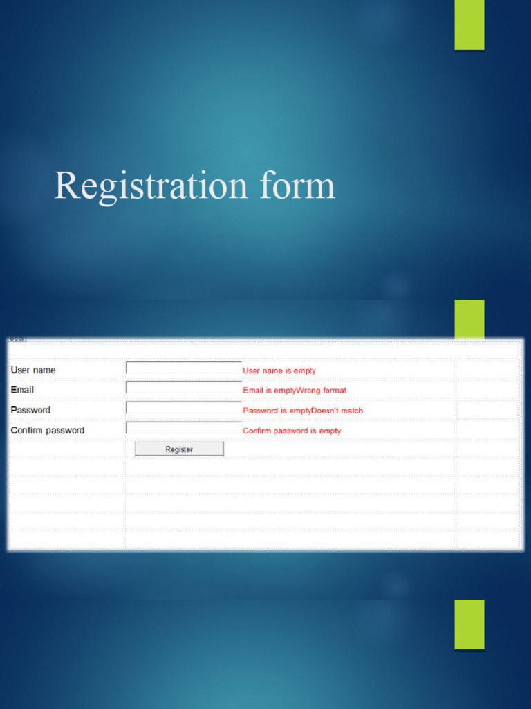 Registration Form | PDF