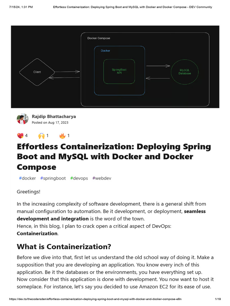 Vvvvvvvvvvvvvvvvvvvvvvvvvvvveffortless Containerization - Deploying Spring Boot and MySQL With ...