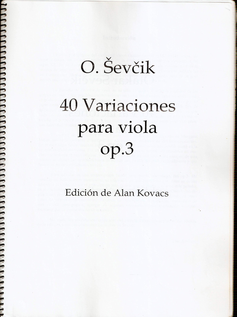 Sevcik Op 3 | PDF