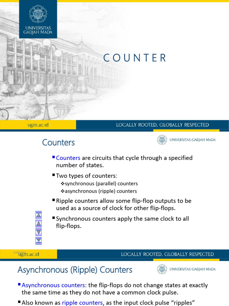 Counter | PDF | Digital Electronics | Telecommunications Engineering