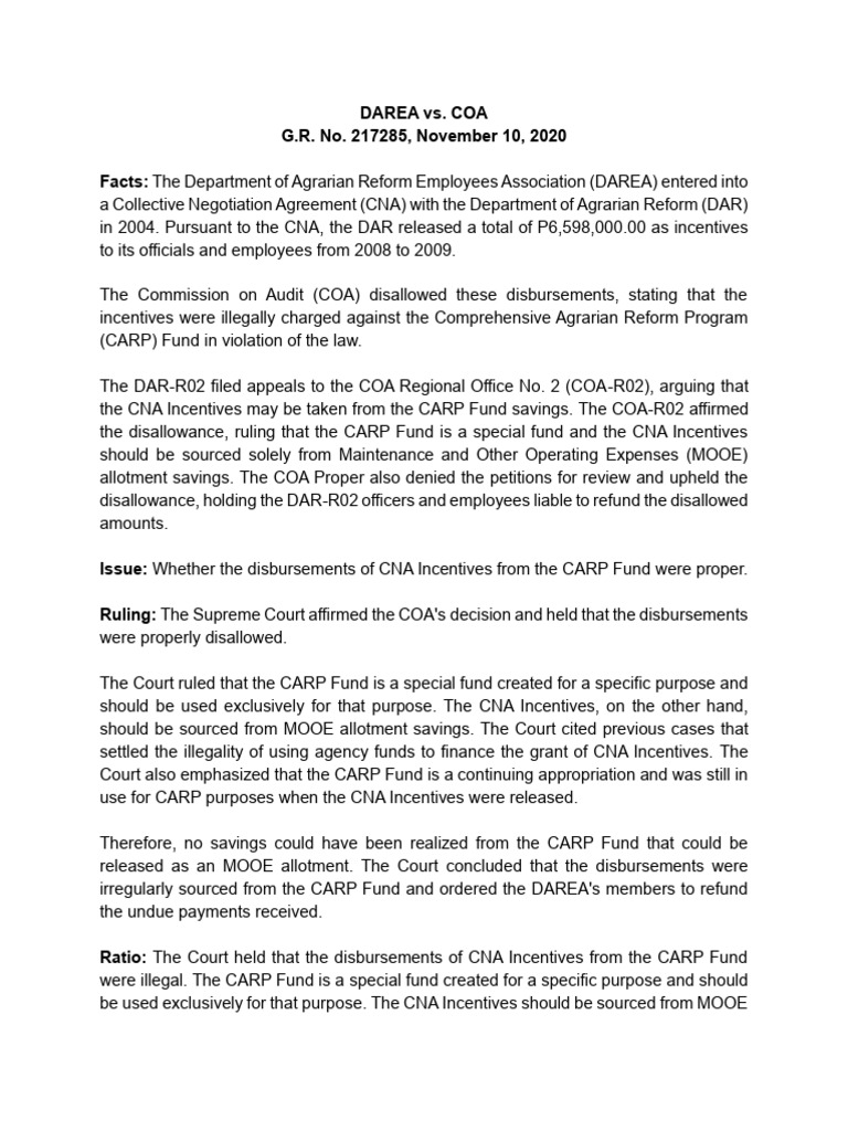 Darea vs. Coa | Download Free PDF | United States Law | Courts