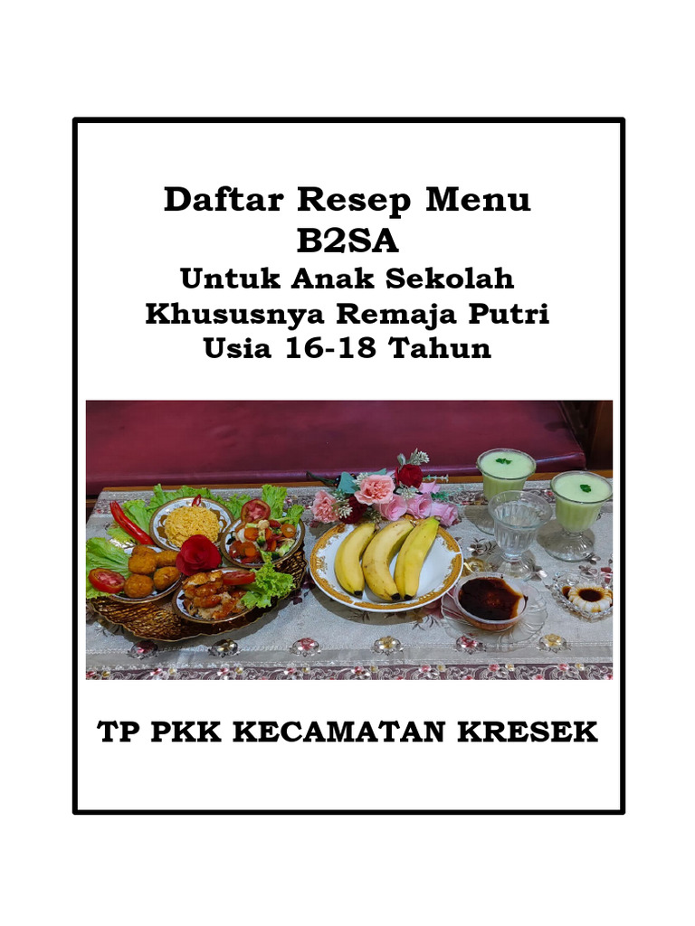Daftar Resep Menu | PDF | Kesehatan Holistik
