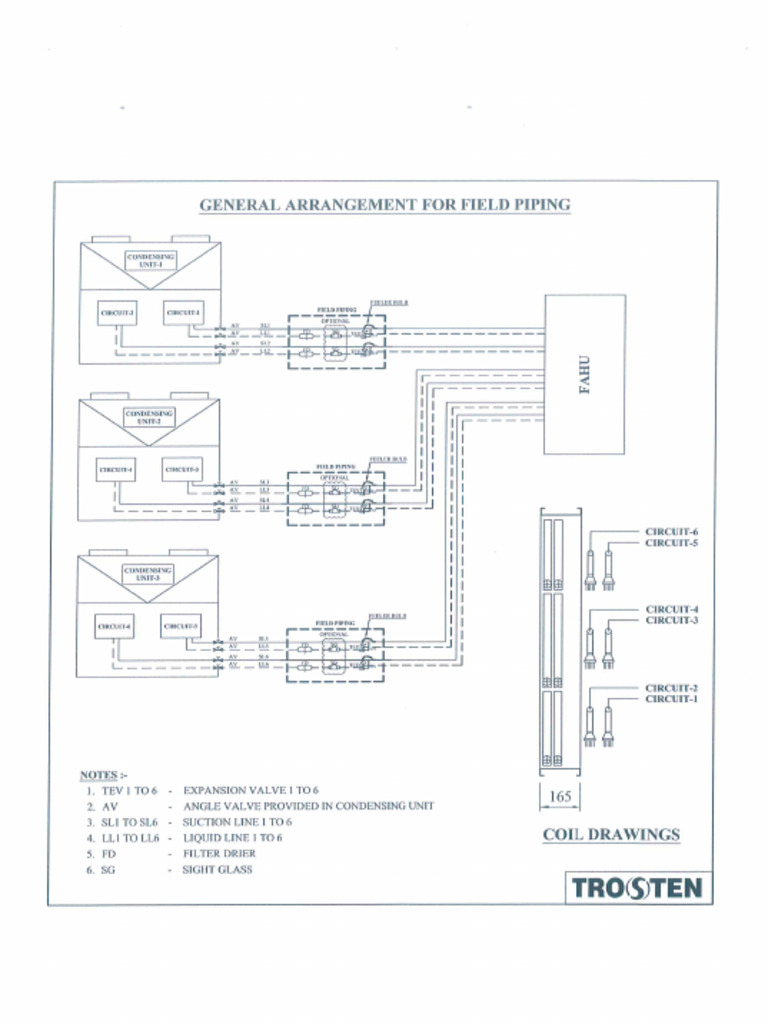 FIELD PIPING (3 CDU) | PDF