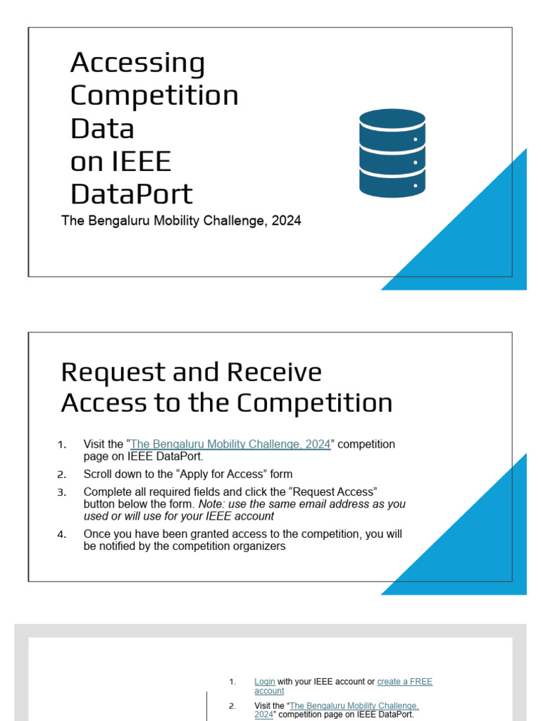 Access Competition Files On IEEE DataPort Through AWS | PDF | Amazon Web Services | Computer File