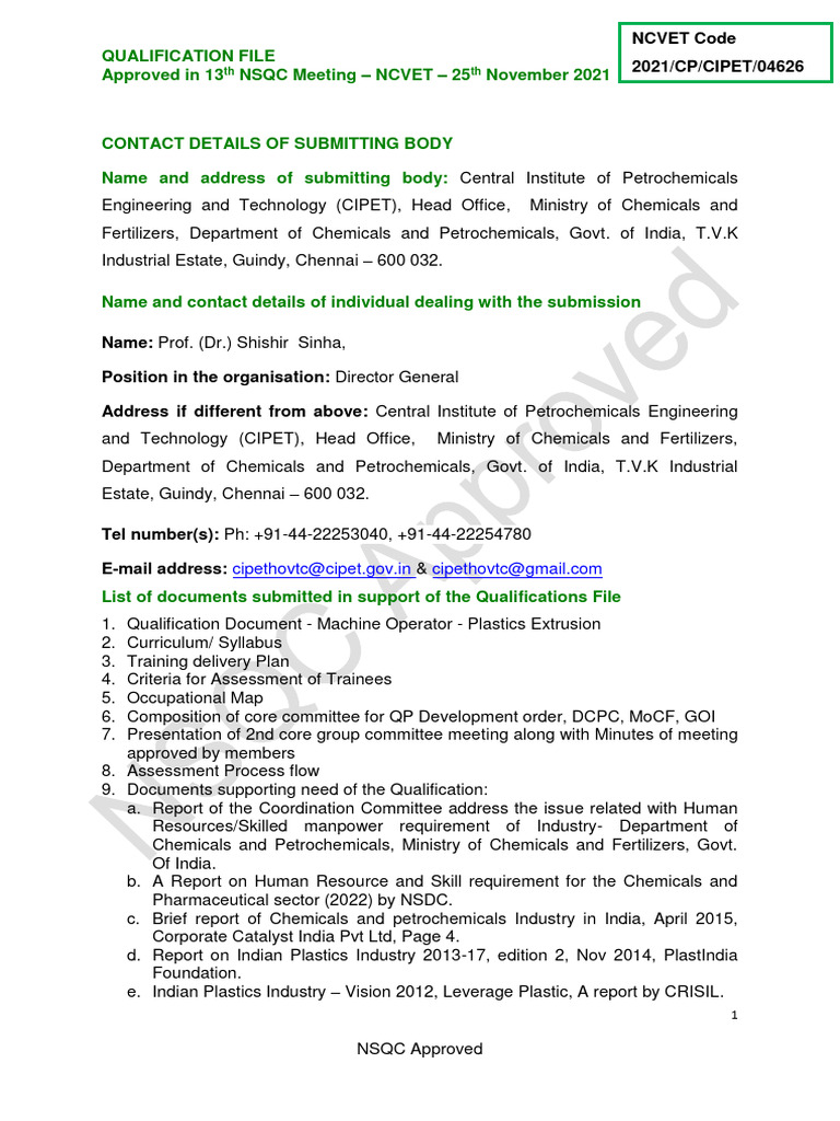 Plastics Extrusion Operator Guide | PDF | Educational Assessment ...