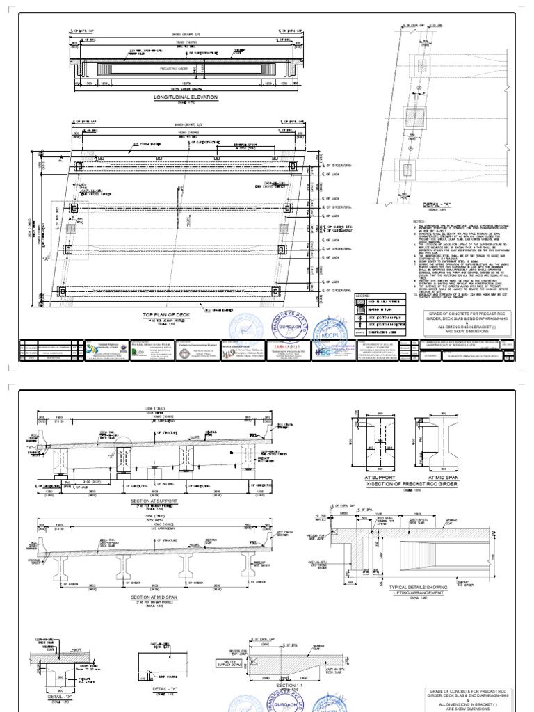 23160-Kdcpl-Pb-Moh-Vup-13+730-Sup-201-R1 (Deck) | PDF | Civil Engineering | Structural Engineering