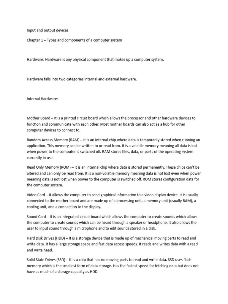 Component of Comp Science | PDF | Computer Data Storage | Computer Hardware