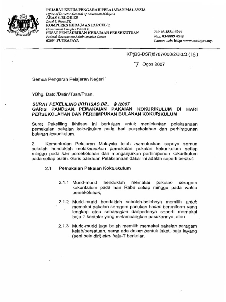 surat-pekeliling-perhimpunan-bulanan-koko | PDF