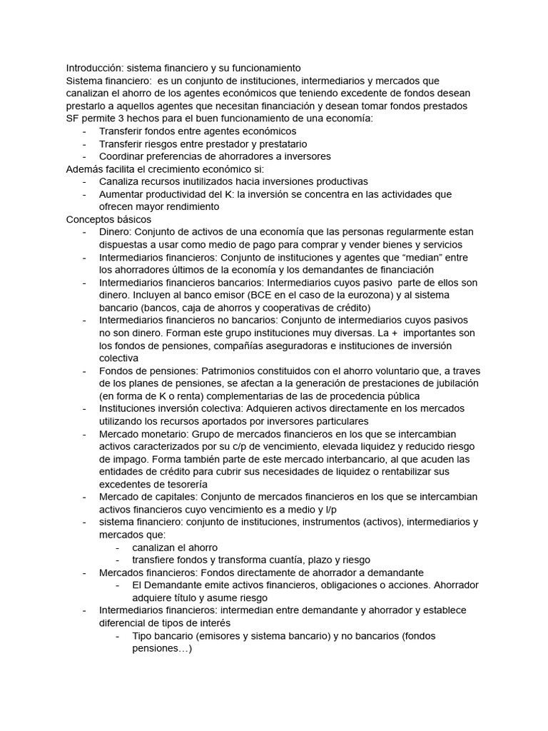 Wuolah Free TEMA 6 2 Gulag Free | PDF | Bancos | Sistema financiero