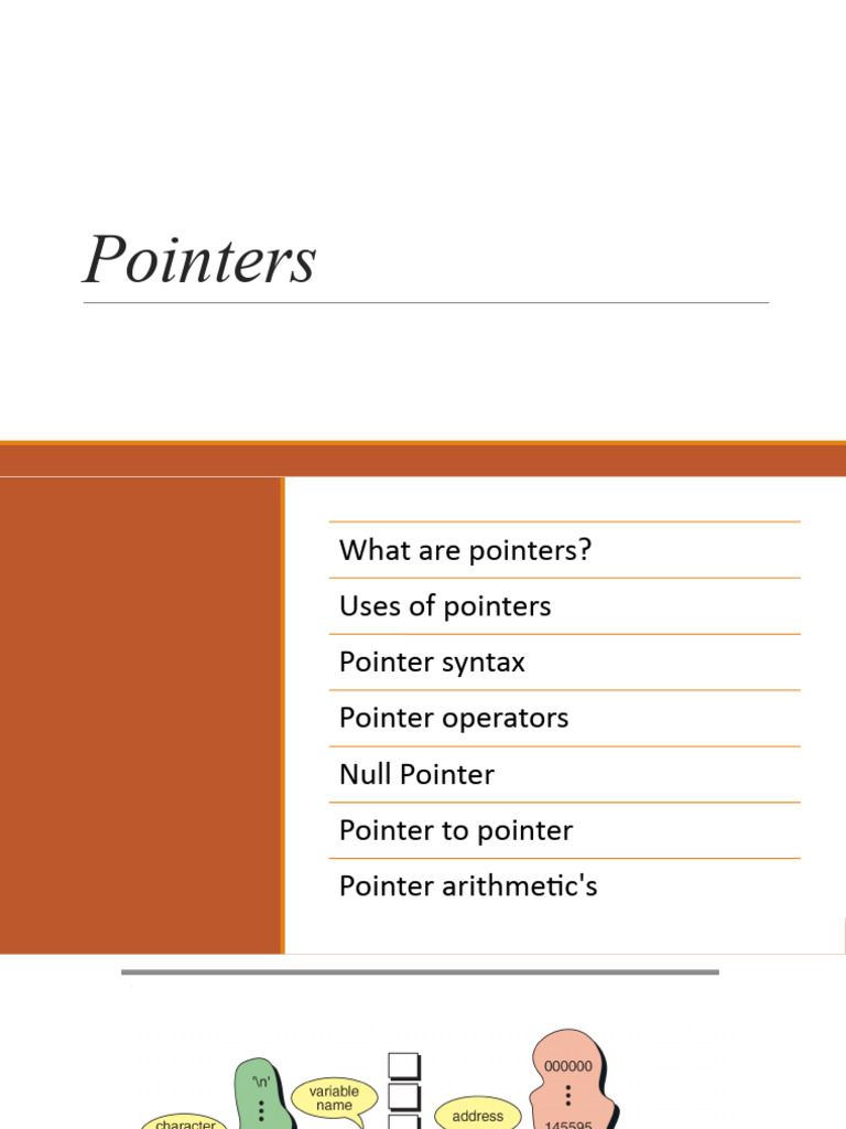 Pointers I Pdf Pointer Computer Programming Computer Science 9487