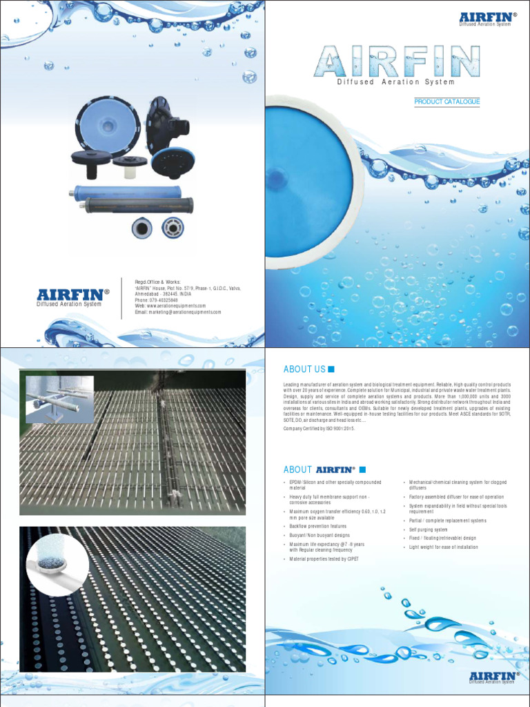 Airfin Brochure | PDF | Sewage Treatment | Materials