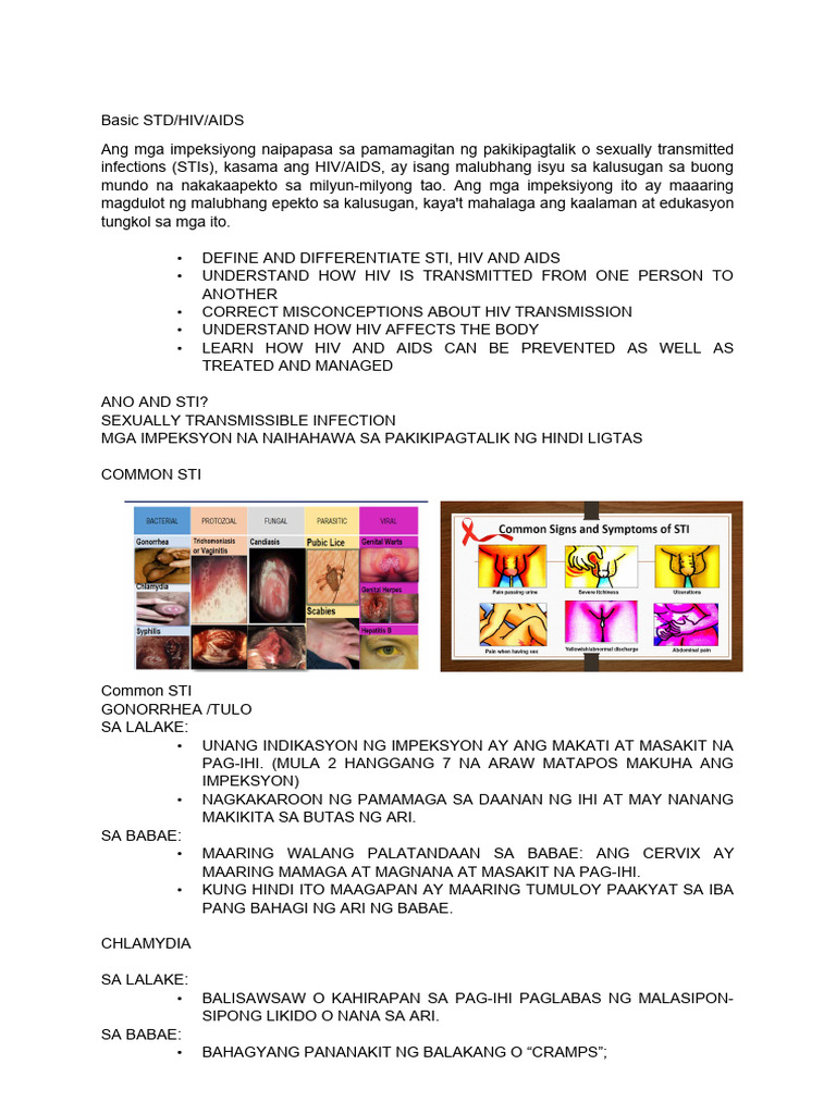 Basic STD script | PDF