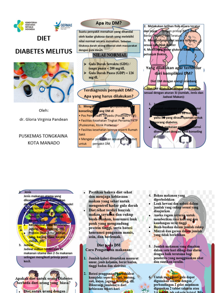 Leaflet Diet DM | PDF