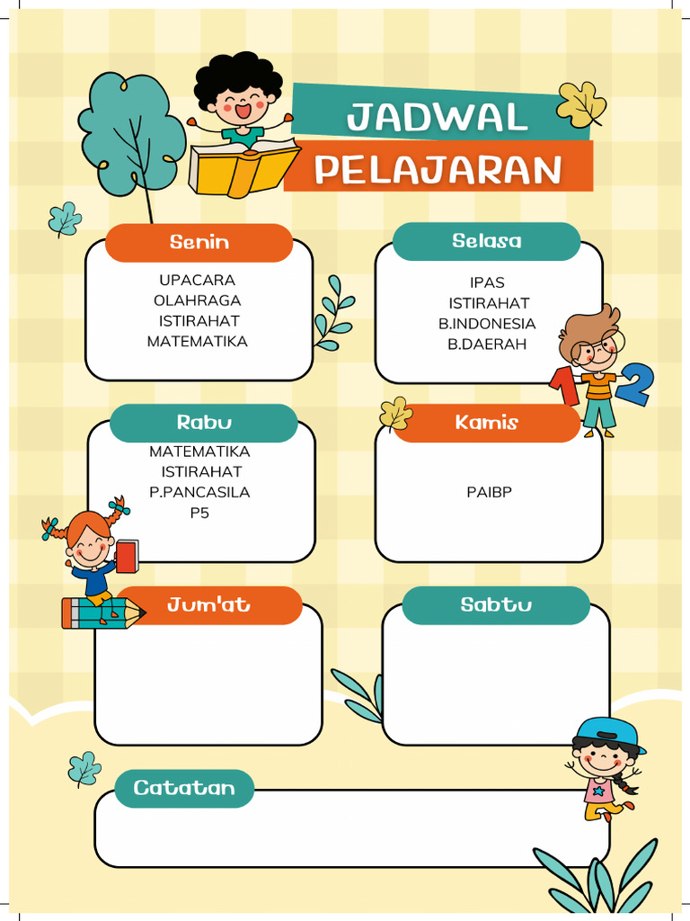 Warna-Warni Ceria Jadwal Pelajaran Dokumen A4 - 20240715 - 103510 ... Warna-Warni Ceria Jadwal Pelajaran Dokumen A4 - 20240715 - 103510 ...