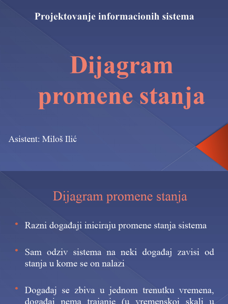Dijagram Promene Stanja | PDF