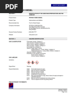 Diesel 50 Safety Data Sheet | PDF | Firefighting | Safety