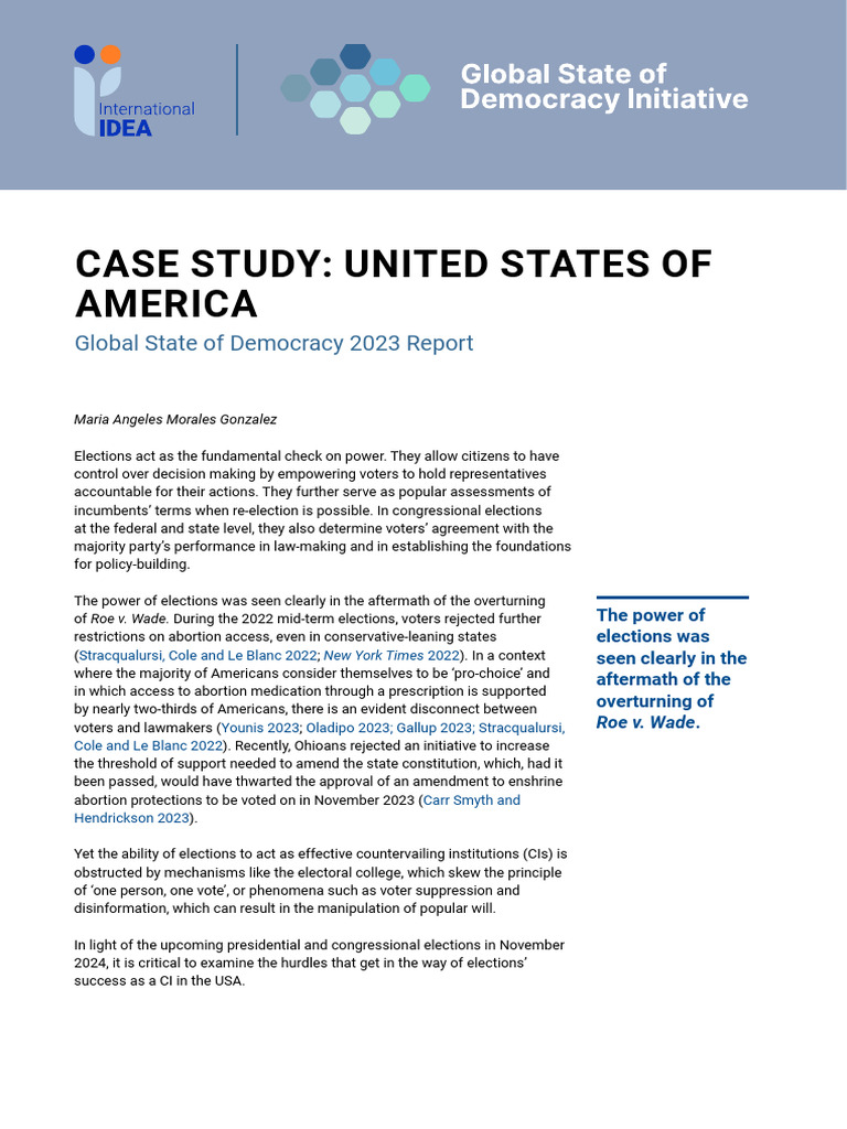 Impact of Elections on U.S. Democracy | PDF | Elections | Accountability