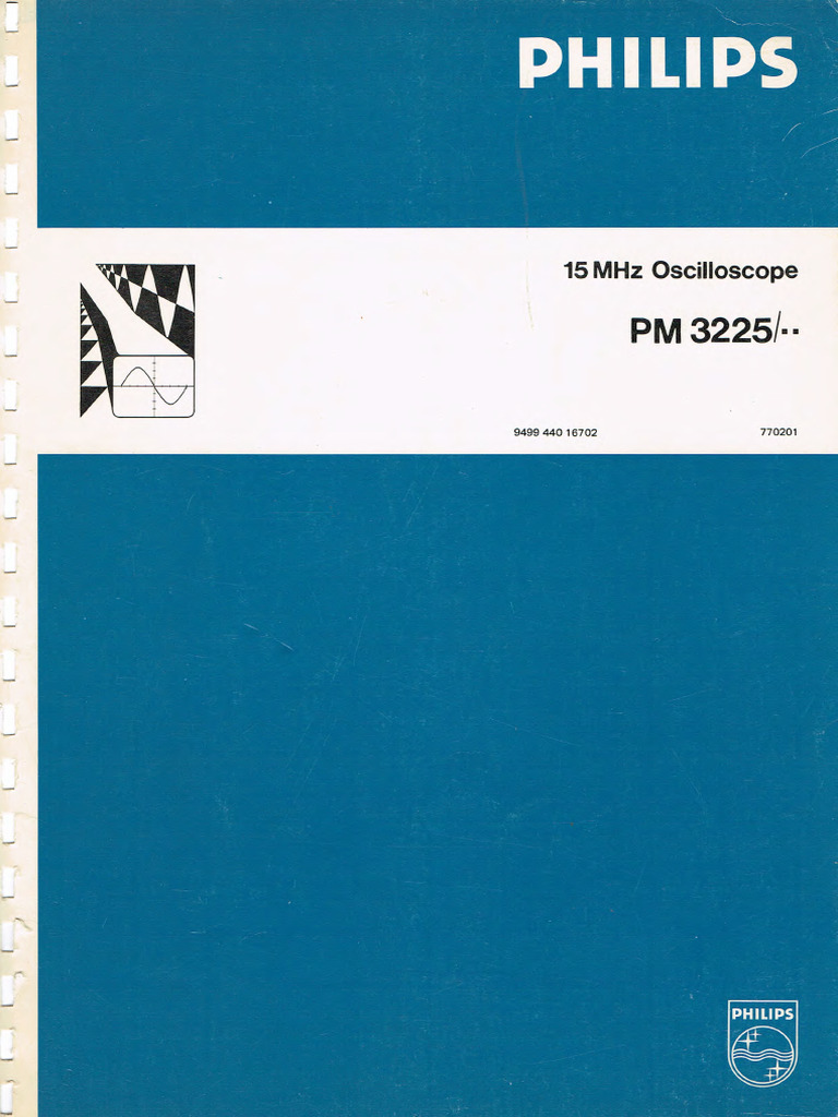 Philips PM3225 | PDF