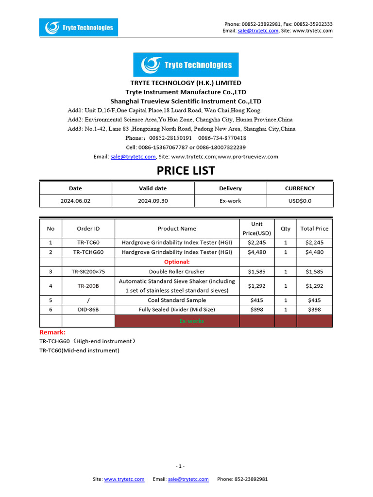 TRYTE Grindability Testing Machine (Sample Preparation Equipment ...