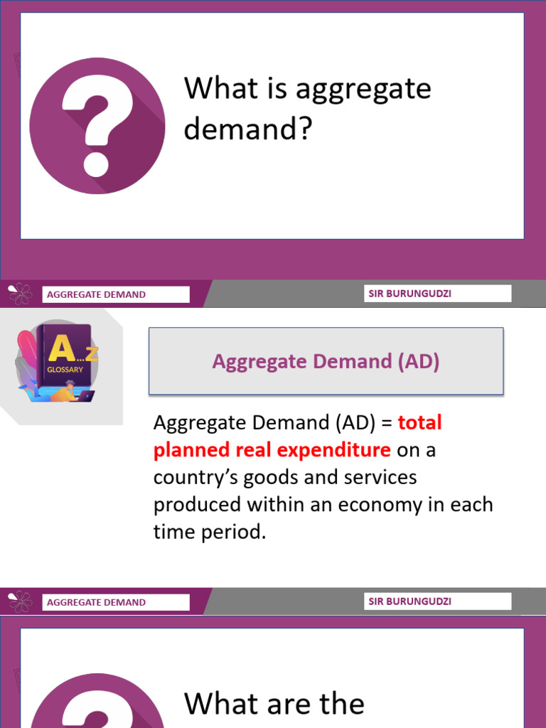 Characteristics of Aggregate Demand | PDF | Mortgages | Interest