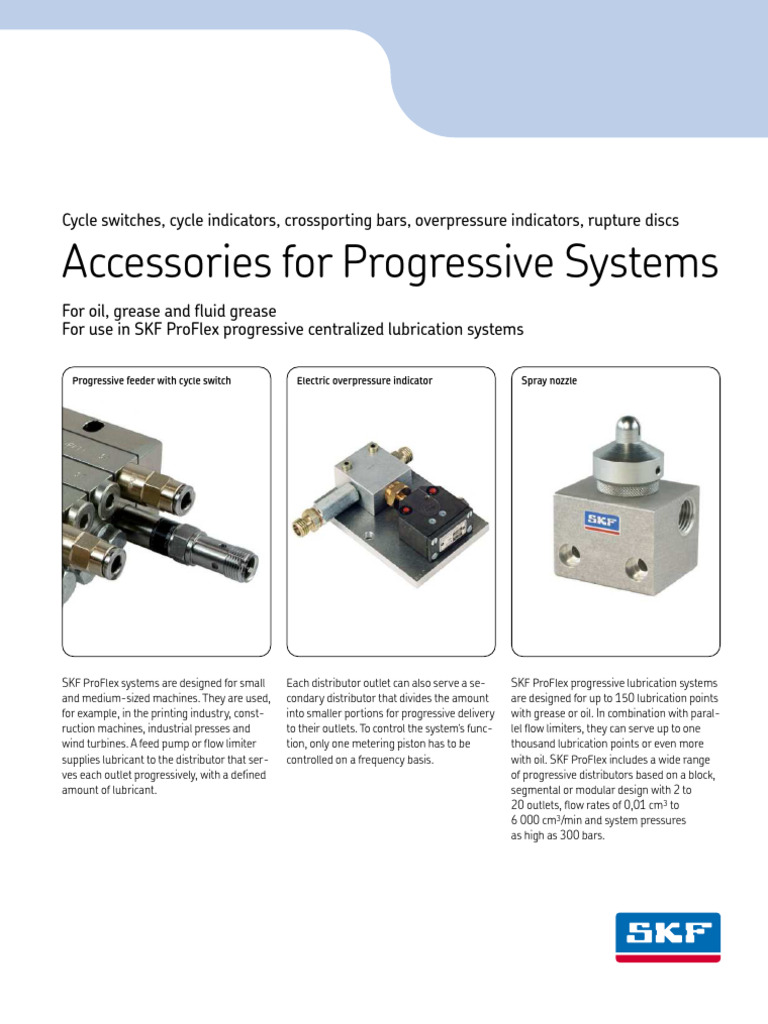 SKF ProFlex Cycle Switch Overview | PDF | Valve | Switch