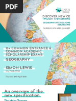 Geography 0460 Syllabus Changes 2027-2029 | PDF | Geography | Natural ...