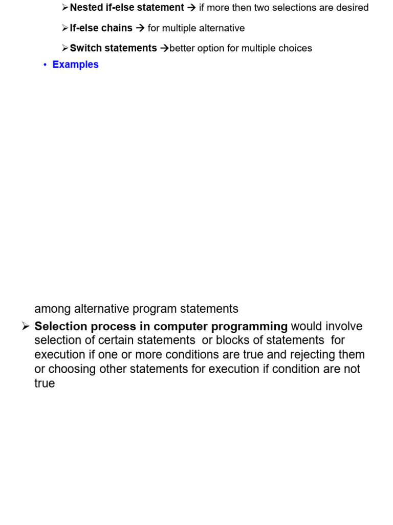 Lecture CSP07 | PDF | Control Flow | Computer Programming Lecture CSP07 | PDF | Control Flow | Computer Programming