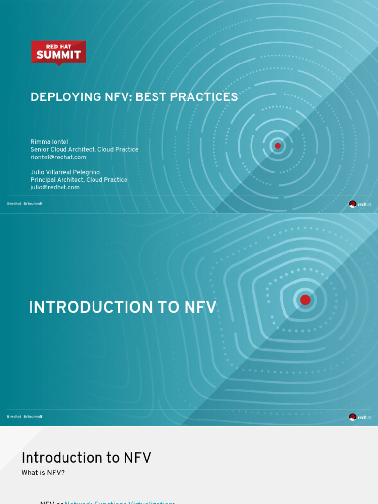 C144007-Discoveryzone-Deploying NFV Best Practices | PDF | Open Stack | Network Architecture