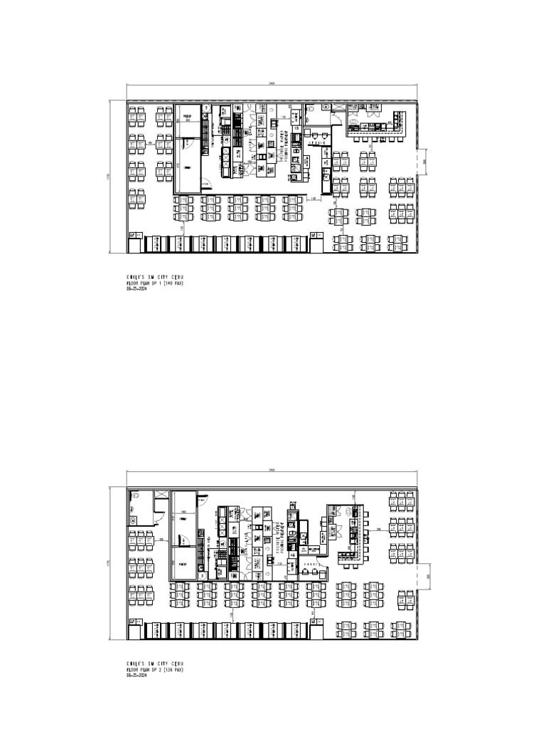 Chili's SM City Cebu Layout Options 2024-06-26 | PDF