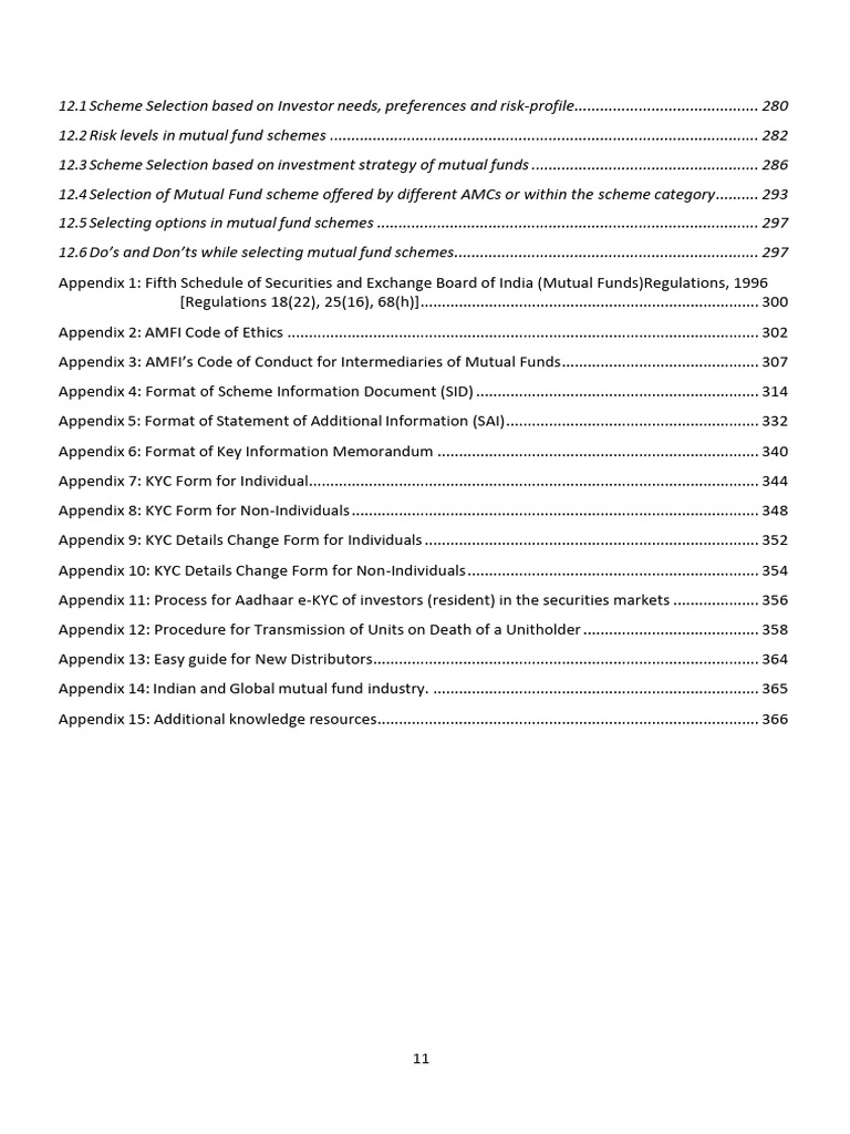 NISM Series V-A MFD Certification Exam - Aug 2023 Re (11-20) | PDF | Cost Of Living | Investment ...