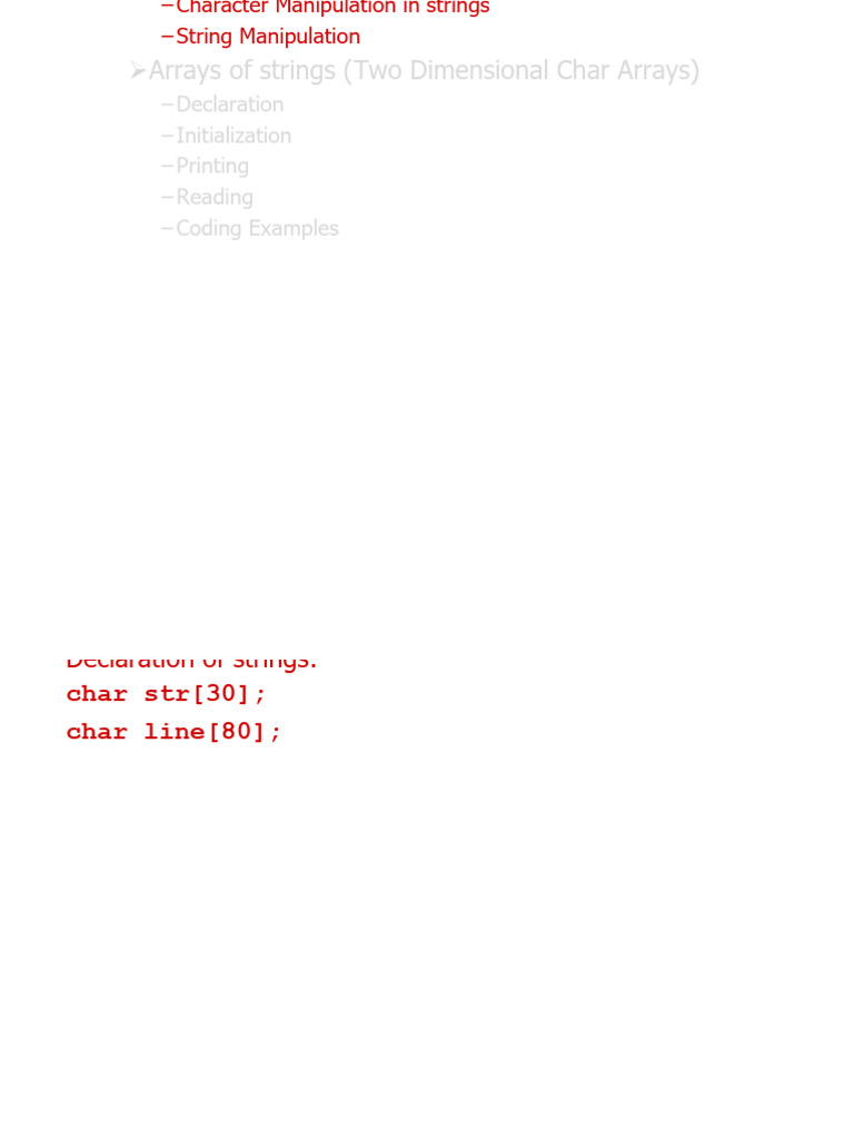 Lecture CSP10 | PDF | String (Computer Science) | Computer Science Lecture CSP10 | PDF | String (Computer Science) | Computer Science